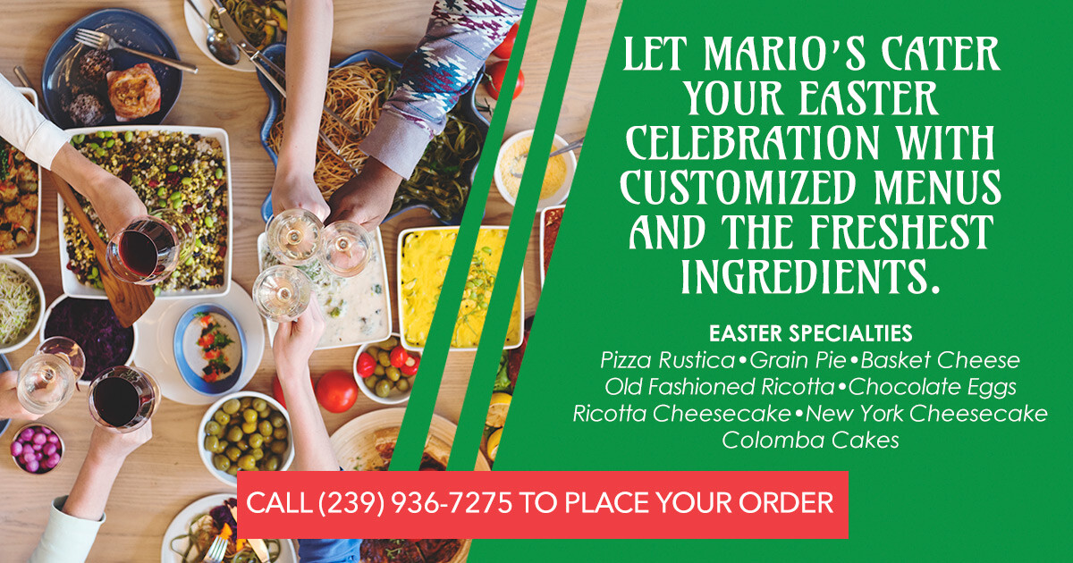 Easter Catering Menu | Mario's Meat Market and Deli | Fort Myers
